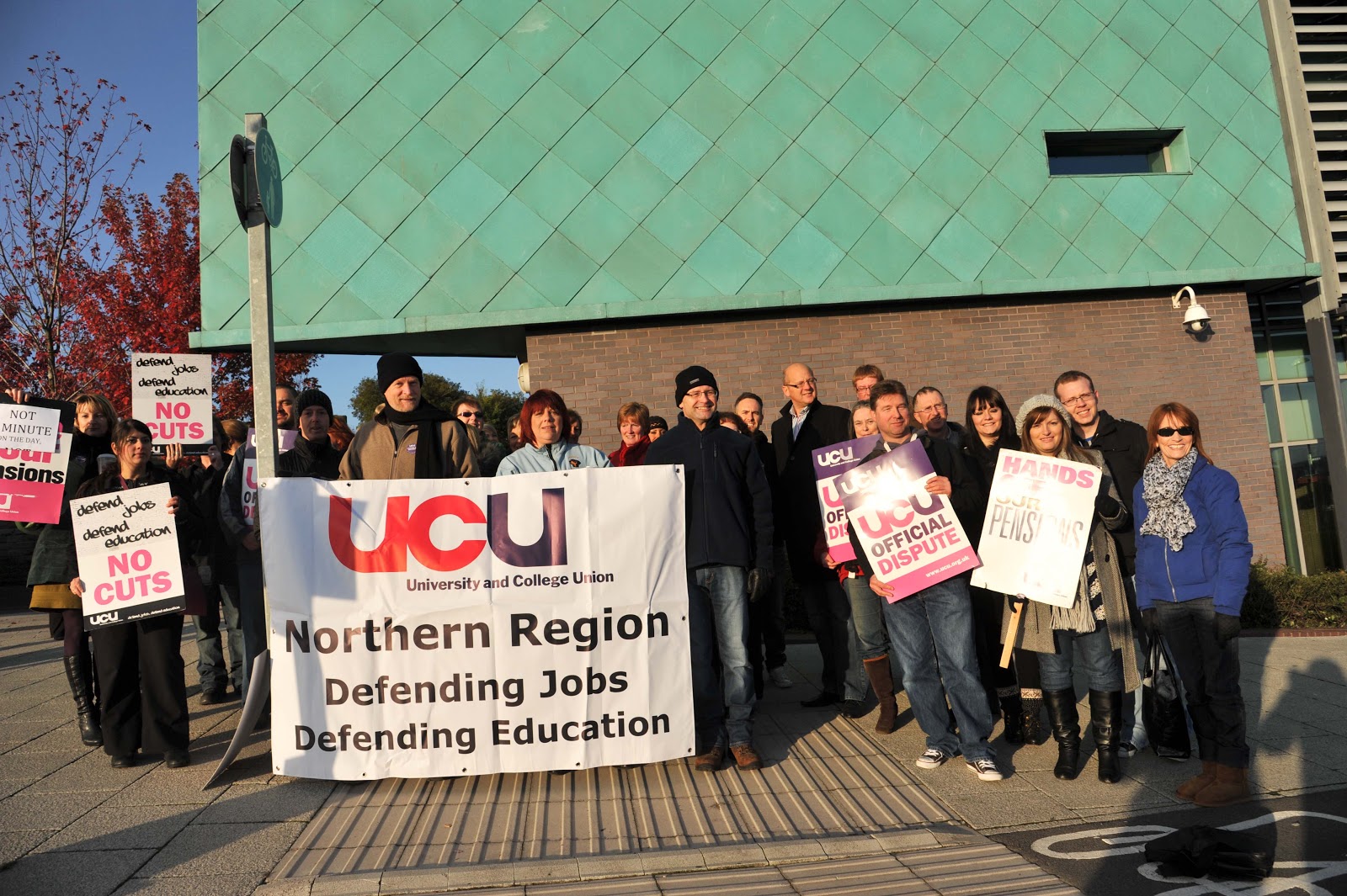 UCU North-East and Cumbria: UCU members at Gateshead College take ...