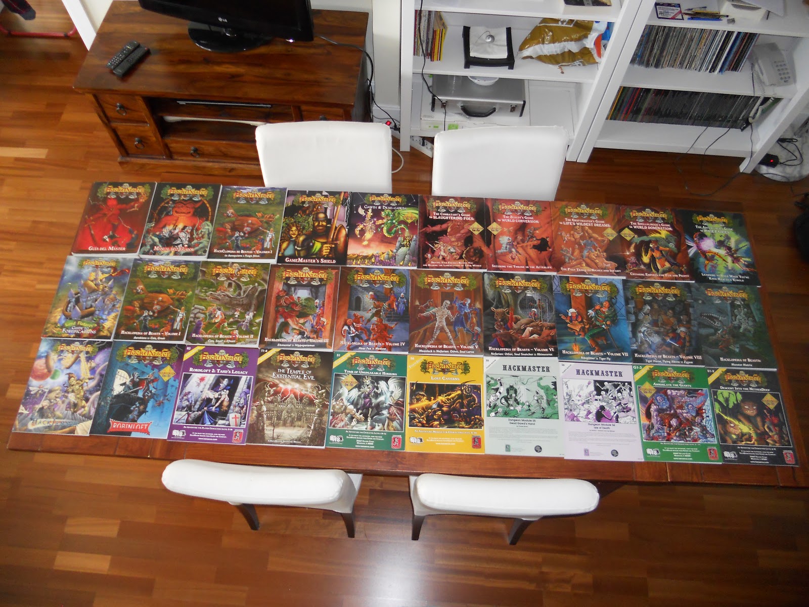 El Rincón del Maestro Terrax: Mi Colección de Hackmaster