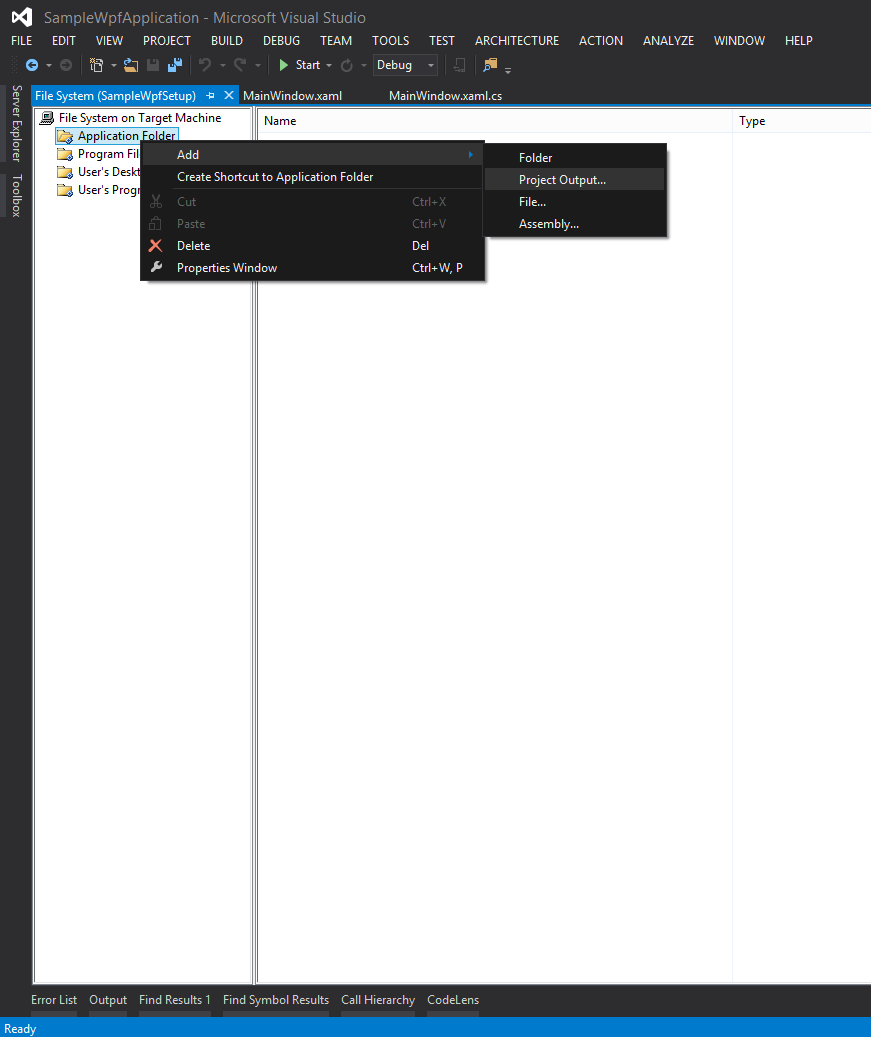 How to Build WPF project with Setup file (Installer Project)