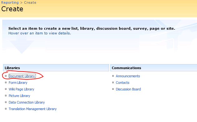 IT Help and Advice: SharePoint: Create a Document Library for a ...
