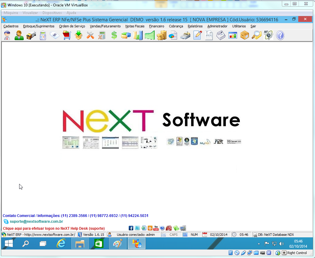 NeXT Software - Sistemas ERP e Nota Fiscal Eletrônica (NF-e / NFS-e ...