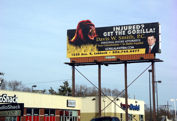 Adventures in Lawyer Advertising: Best Lawyer Billboard Ever | Above ...