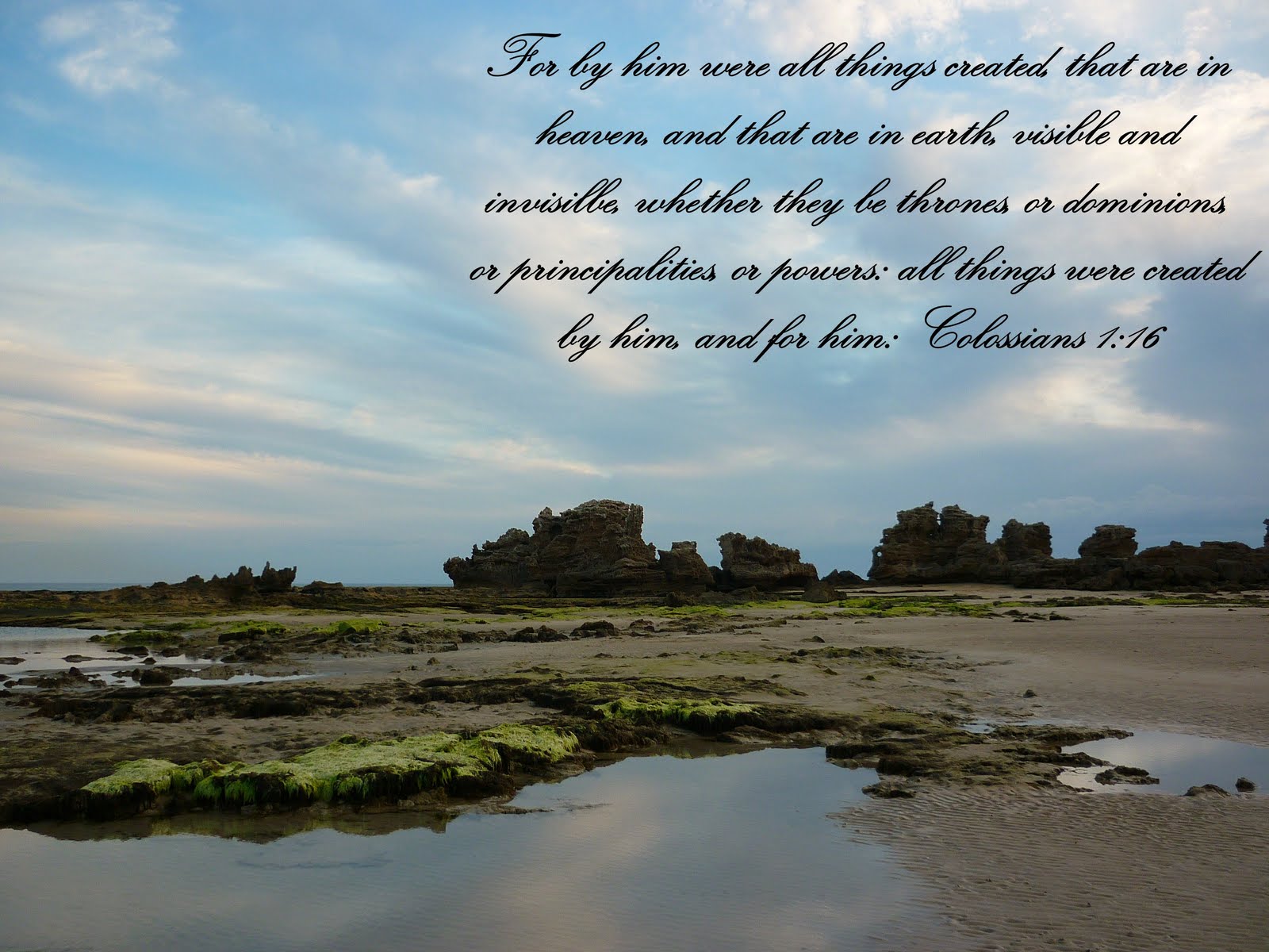 KJV Bible Wallpapers: Colossians 1:16