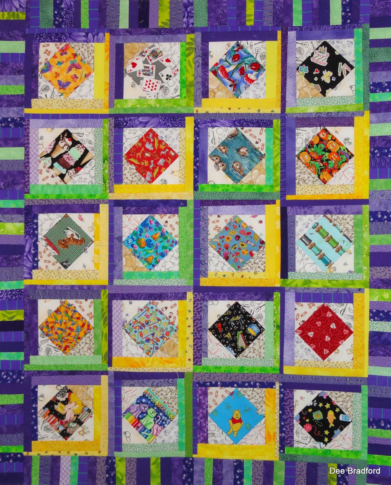 A Novel(T) Quilting Journey: Square in a Square patterns