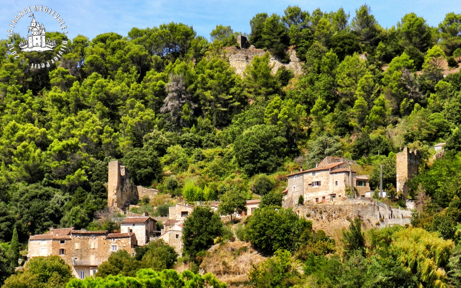 LA FRANCE MEDIEVALE: LE TEIL (07) - Le château et le bourg médiéval