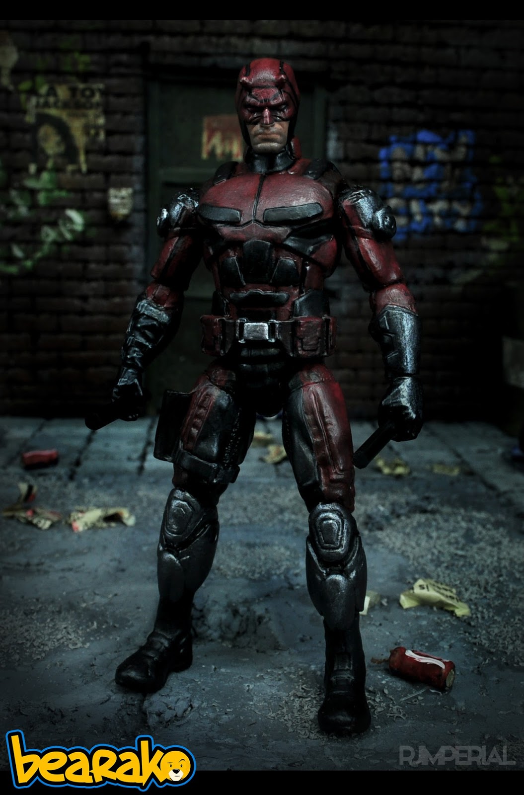 Bearako's Corner: TOY CUSTOM: Netflix Daredevil (Red Suit)