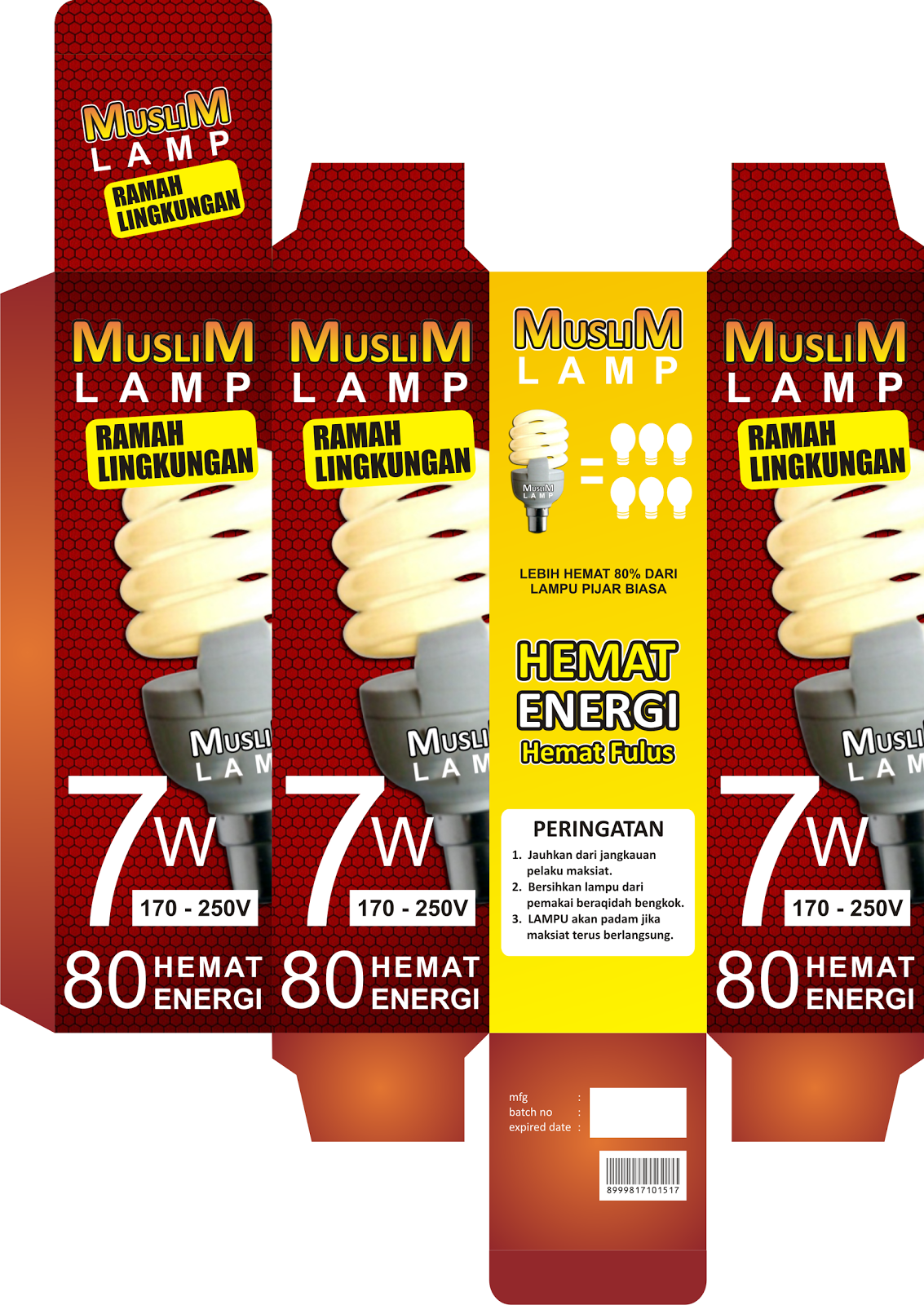 Desain Kemasan Lampu | Beri Status