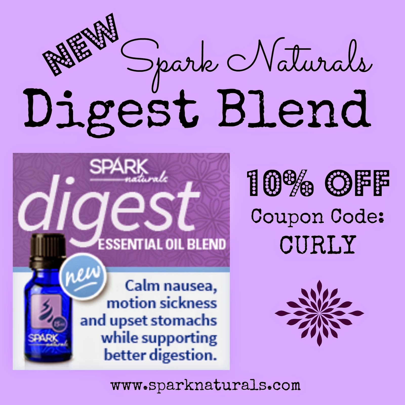 Curly Loves Essential Oils: NEW Spark Naturals Digest Essential Oil Blend