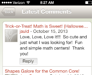The Kinder Garden: Trick-or-Treat! Math is Sweet!