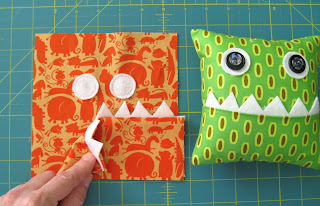 Leslie's Art and Sew: Hungry Monster Step-By-Step Directions
