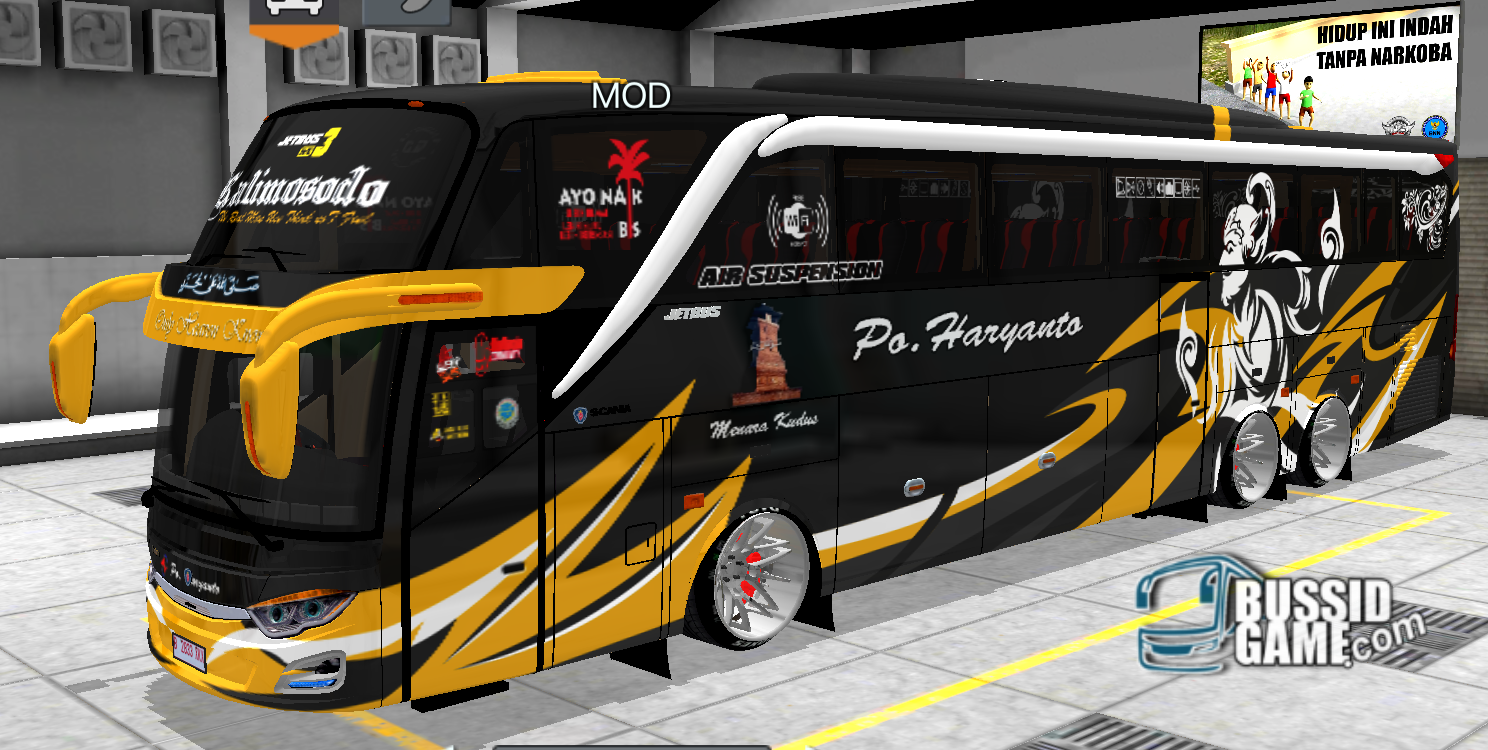 Mod Bus JB3+ SHD Tronton Velg Racing By WSP Mods + Livery - mod bussid ...