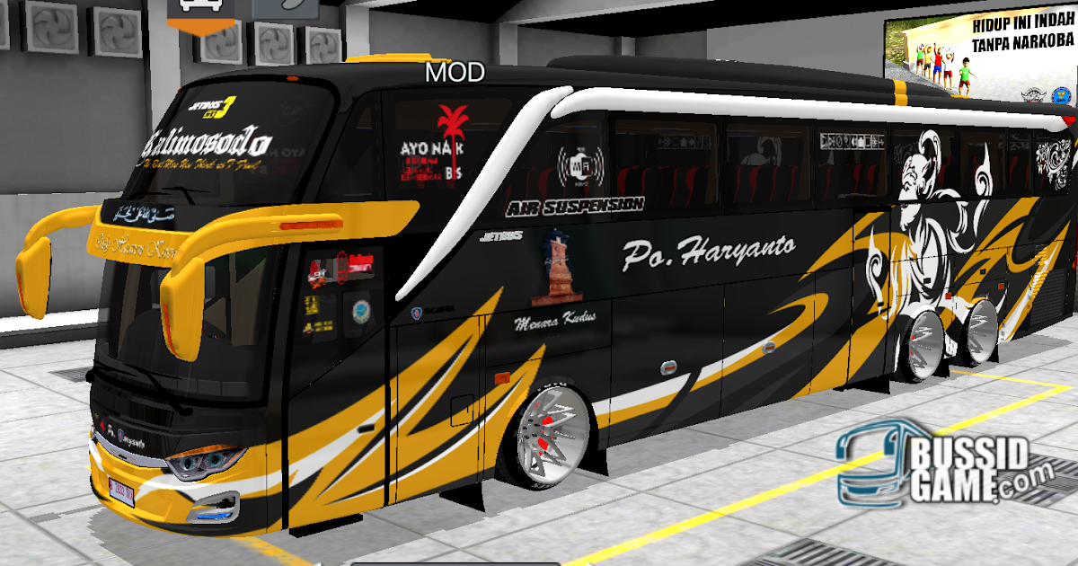 Mod Bus JB3+ SHD Tronton Velg Racing By WSP Mods + Livery - mod bussid ...