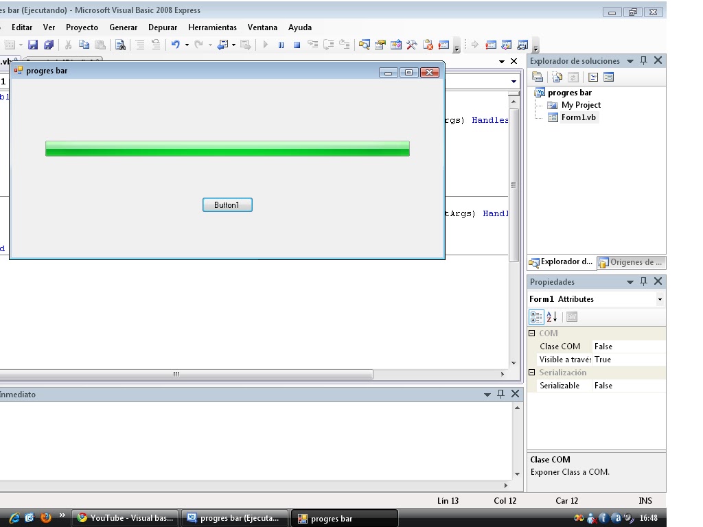 "el portal de la programacion": PROGRESS BAR EN VISUAL BASIC