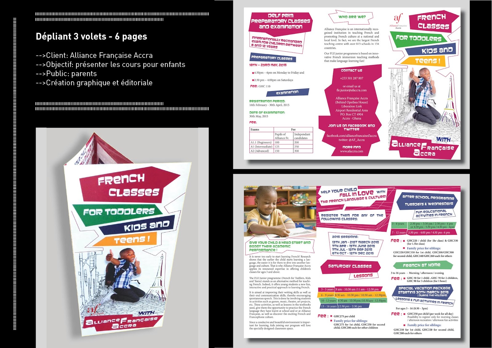 Rym Soussi Infographie: Brochure dépliant 6 faces réalisée pour l ...