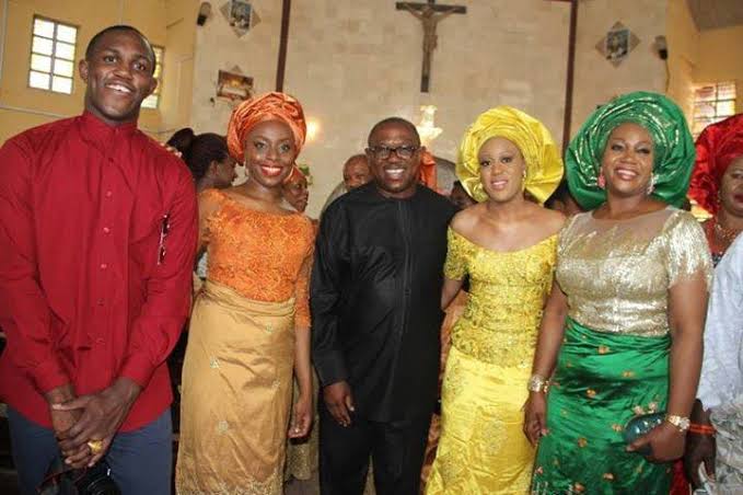 Peter Obi & His Beautiful Daughter Meet Chimamanda Adichie