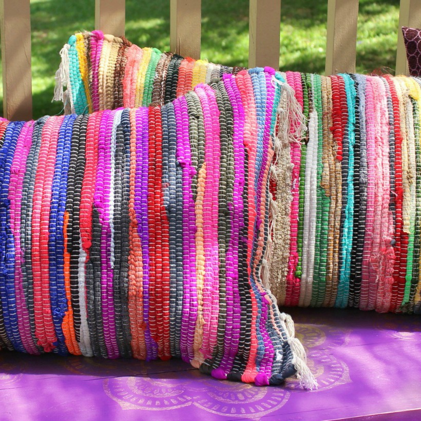 Mark Montano: No Sew Rag Rug Pillows