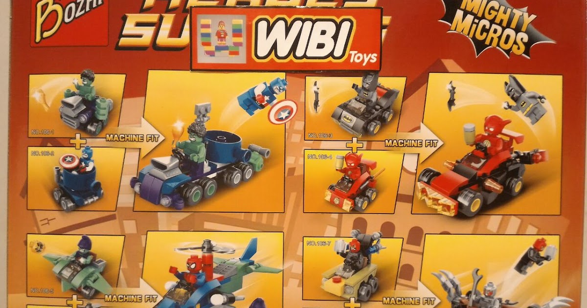 mainan lego, lego kw murah, banyak macam, jakarta : Bozhi Superheroes ...