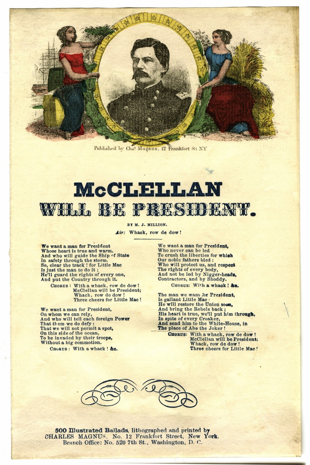 The Civil War of the United States: George H. Pendleton born July 19, 1825