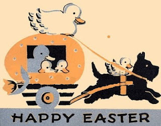 I'm thinking of a....: Vintage Easter Greeting Cards - Bizarre and Strange