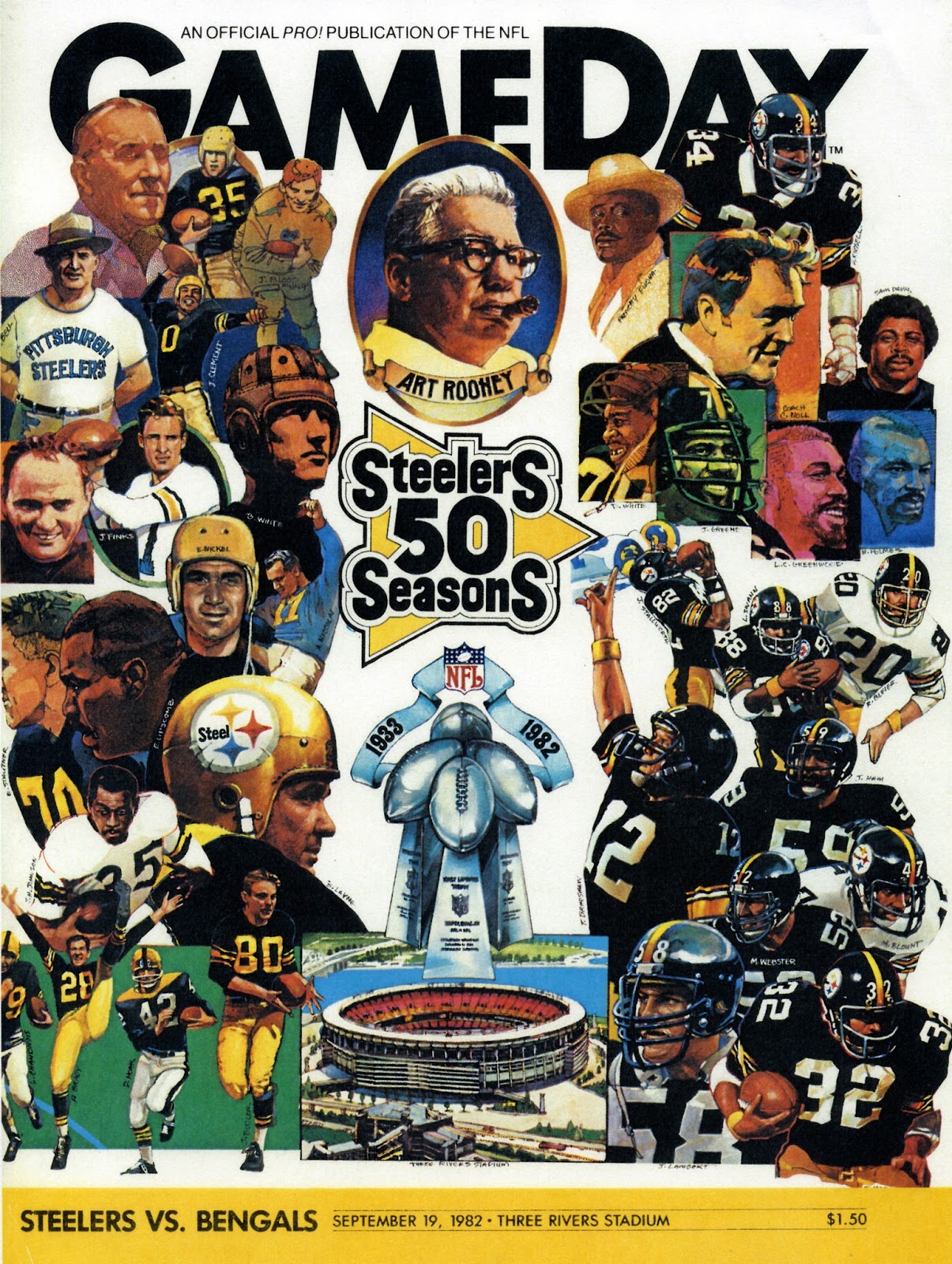Pro Football Journal Presents: NFL Art: 1982 NFL Game Program Art