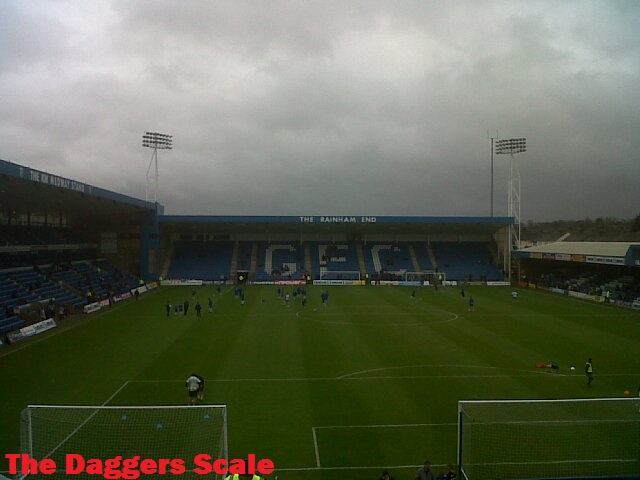 The Daggers Scale: Gillingham 1-2 Daggers, Out Of The Red & Into The Green.