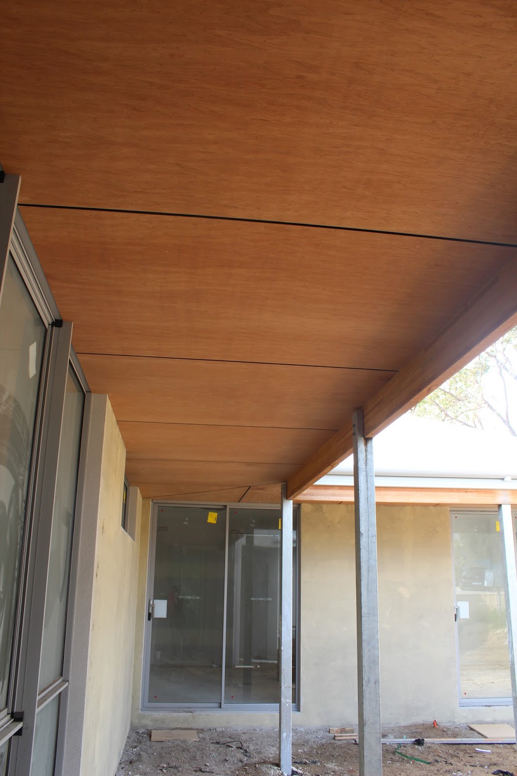 Carine Dream: Exterior ceilings - work in progress!
