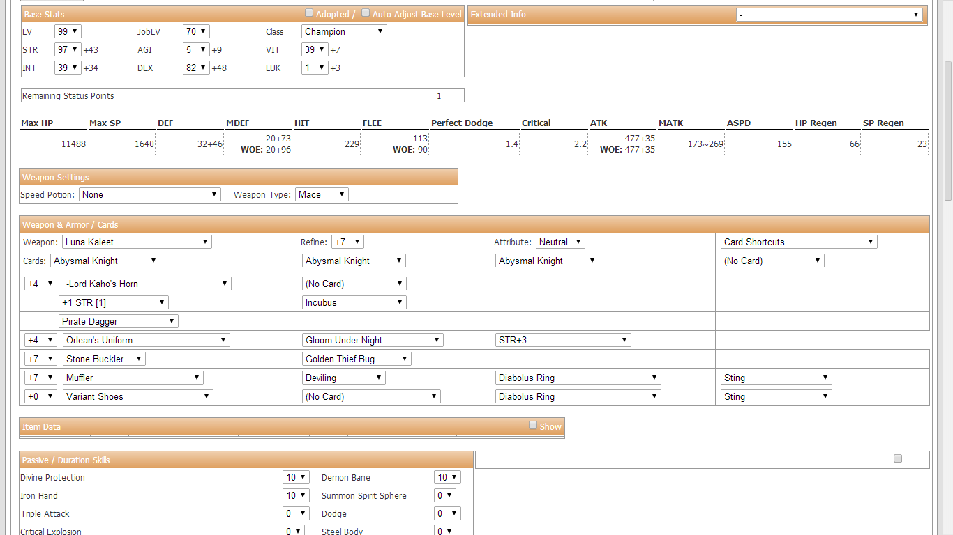 TalonRO Builds: [MVP/LEECH] Champion Asura Strike Build For MVPs and GJ ...