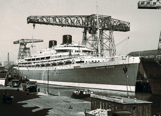 Ocean Superliners Ss Willem Ruys Was A Dutch Liner Building Began In 1939 But Was Halted To