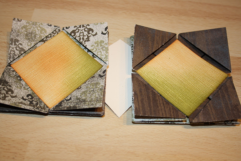 FarbundPapierwelten: Mein Swap -> Anleitung für ein Origami-Minialbum