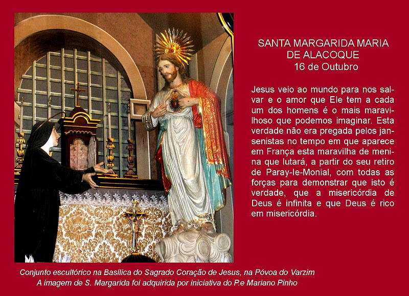 franciscanismovar: SANTA MARGARIDA MARIA DE ALACOQUE - 16 de Outubro