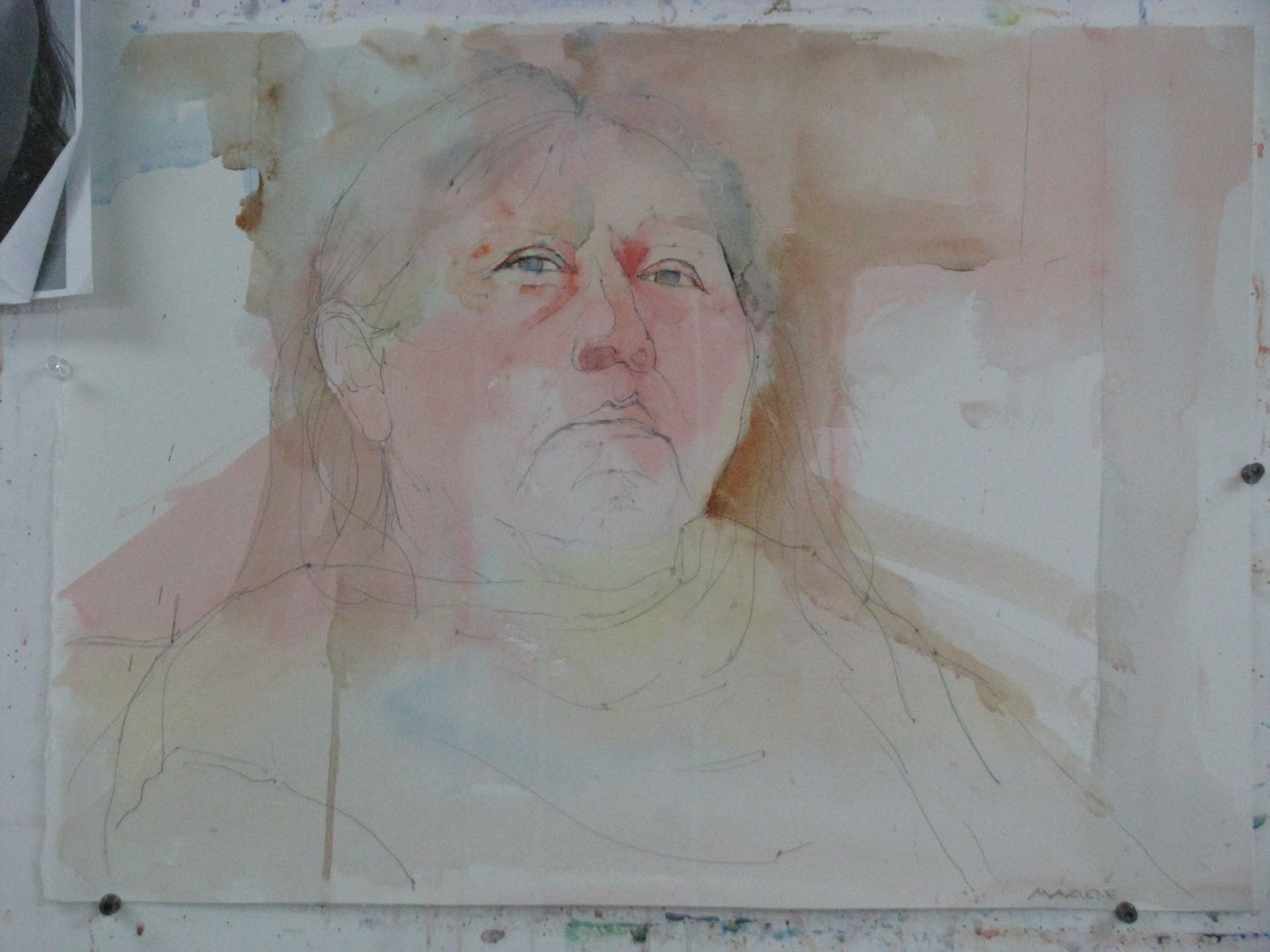 witte's end studio: ted nuttall workshop day #4 and a second painting