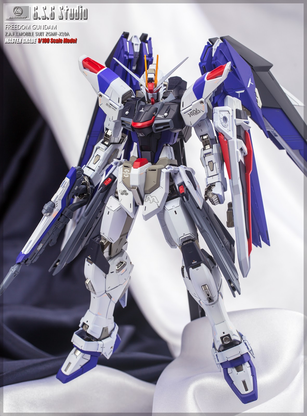 GUNDAM GUY: MG 1/100 Freedom Gundam Ver. 2.0 - Painted Build