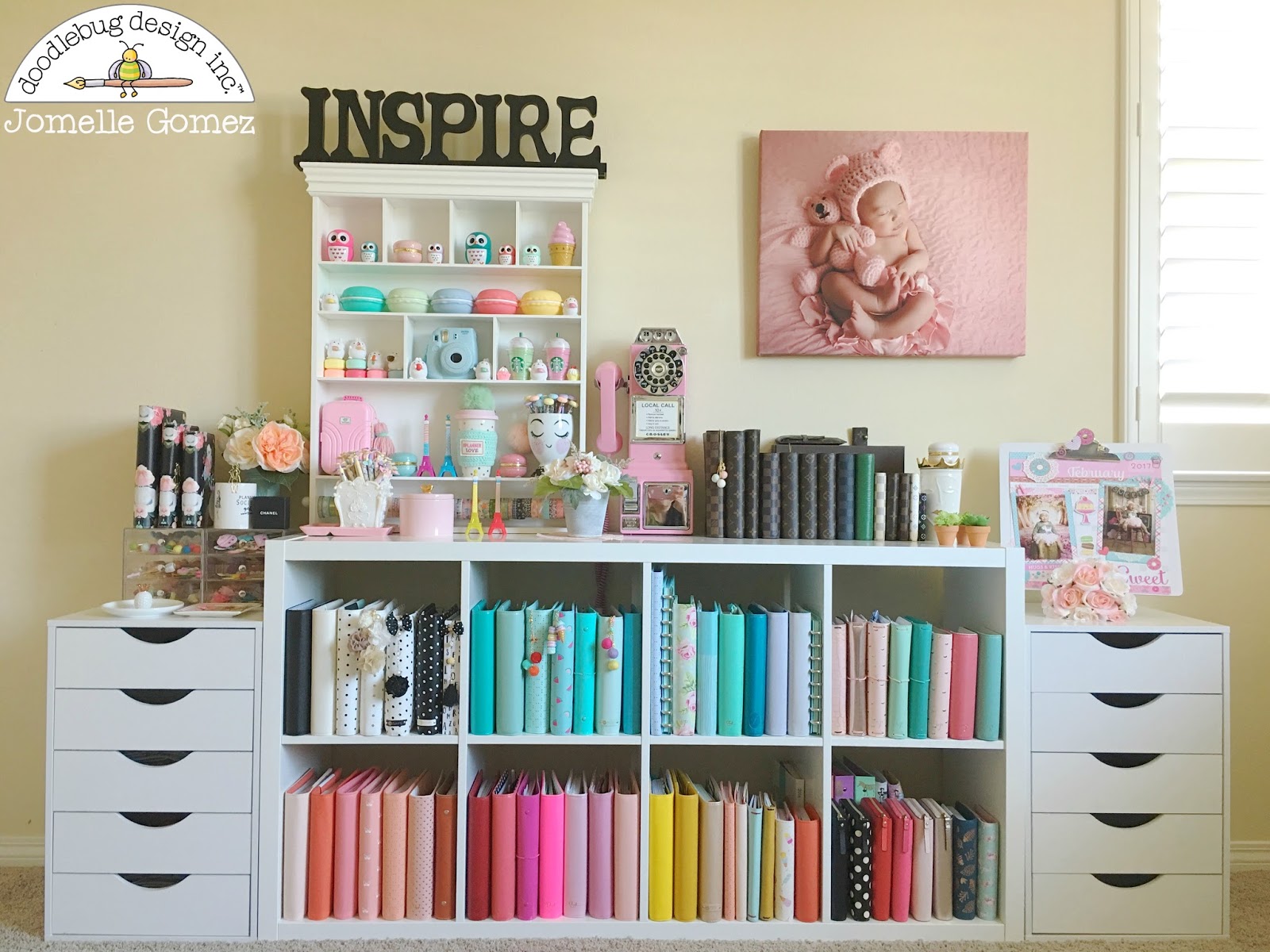 Doodlebug Design Inc Blog: Craft Room Tour with Jomelle Gomez