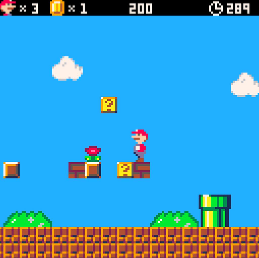 Indie Retro News: Super Mario Bros Pico-8 - Surprisingly decent Demake ...