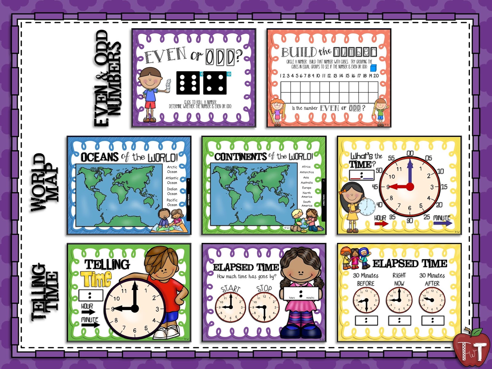 Teaching With Terhune: DIGITAL MORNING MEETING CALENDAR FOR THE SMARTBOARD