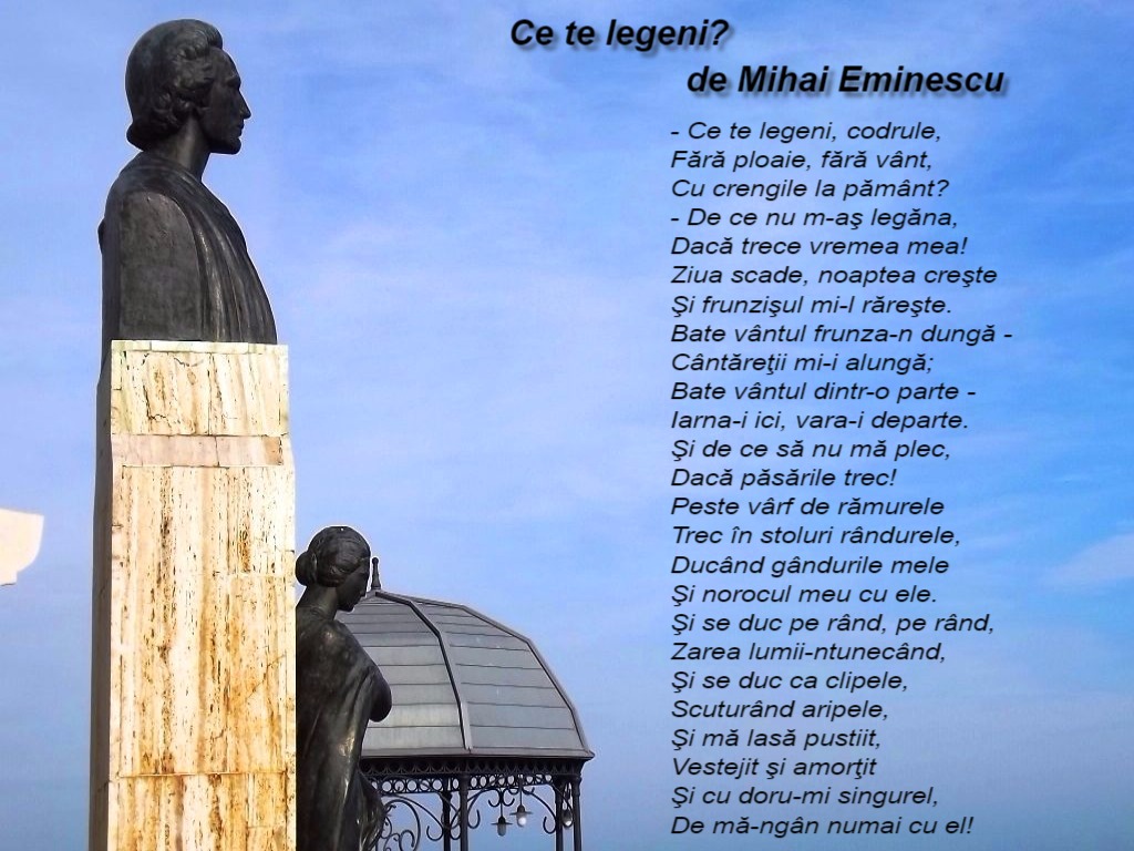 CLASA NOASTRĂ: [ FOTO ] POEZII SCURTE de Mihai Eminescu
