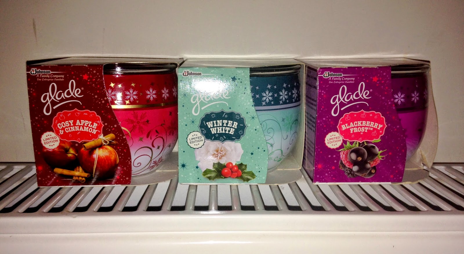 Glade Winter Scent Candles. - The Violet Blonde