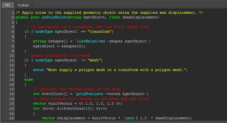 Maya Python Studying: January 2013