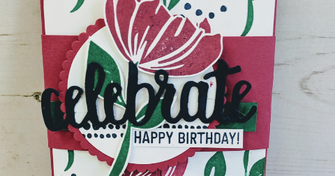 Celebrate with Bloom by Bloom stamp set | STACEY MARSH