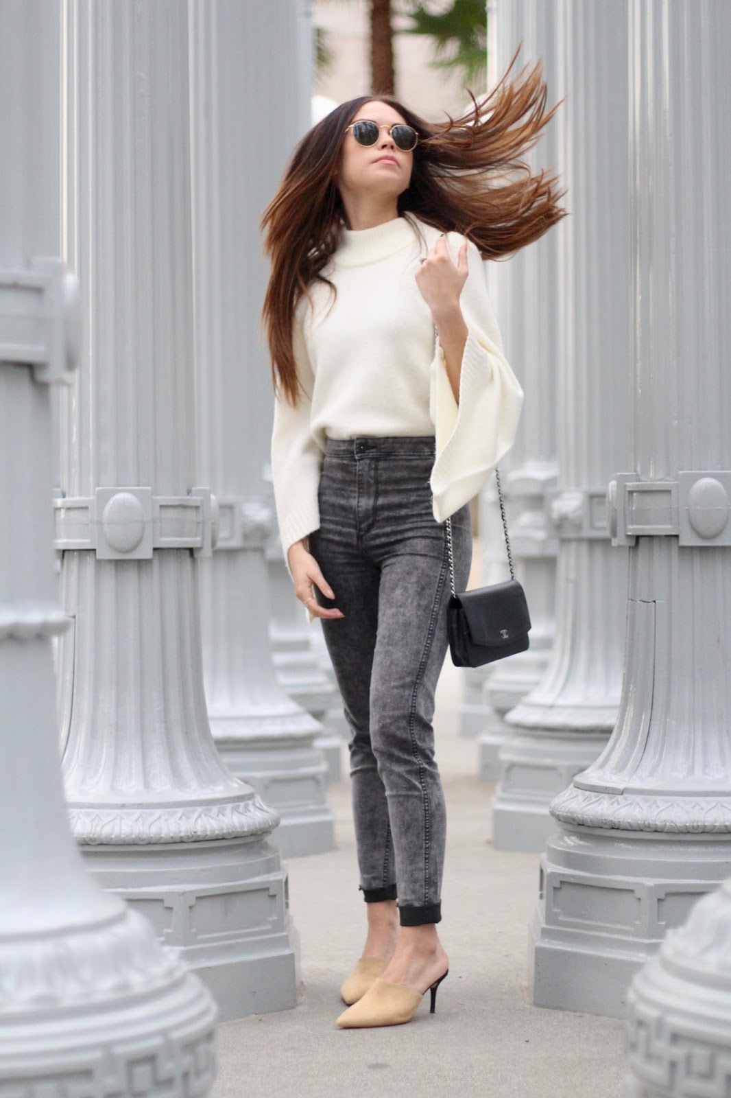 Styling the Bell Sleeve Top | and she Dressed...