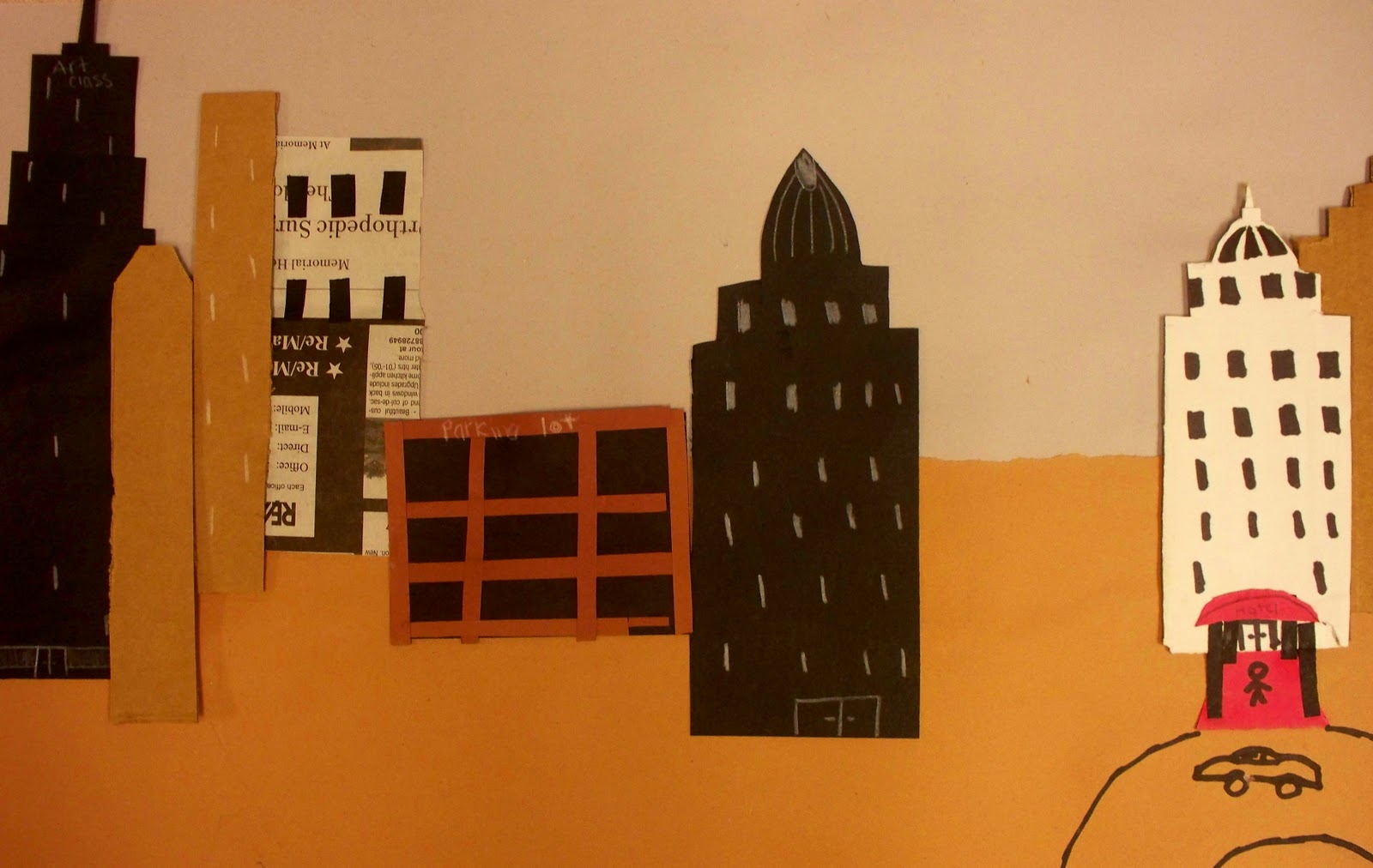 Creating Art: Cityscape Collages