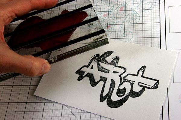 Club Scrap Creates: Graffiti Fill In Stencil