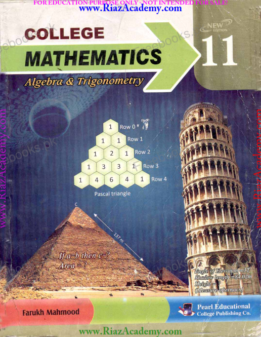 COLLEGE MATHEMATICS CLASS 11 Punjab Text Books Riaz Academy college-mathematics-class-11-punjab-text-books-riaz-academy