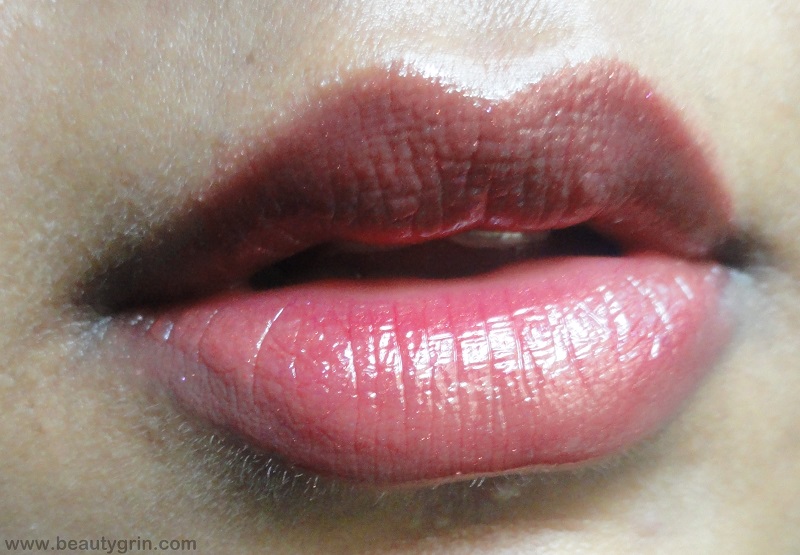 L'Oreal Paris Shine Careese Glossy Lip-tint Cherie 609 : Review, Swatch ...