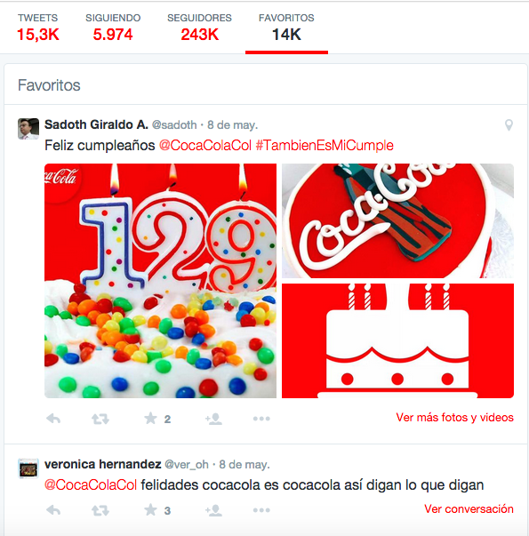 Mercadeo En Redes Sociales: MARKETING DIGITAL, TWITTER - Coca-Cola