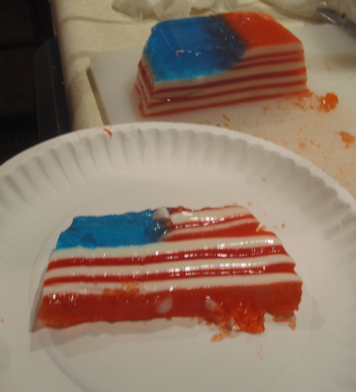 Mike is Bored: American Flag Jello Recipe