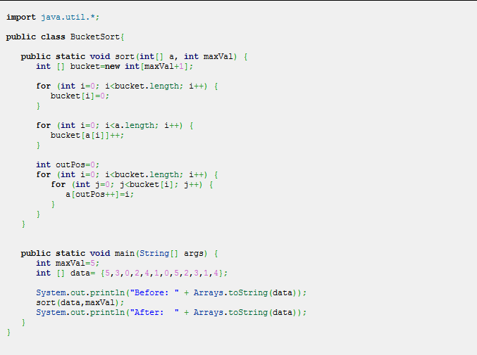 Post everything: Algoritma Bucket Sort Pada Java Post everything: Algoritma Bucket Sort Pada Java