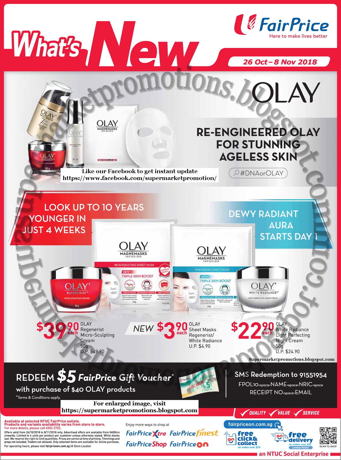 NTUC FairPrice Olay Promotion 26 October - 08 November 2018 ...
