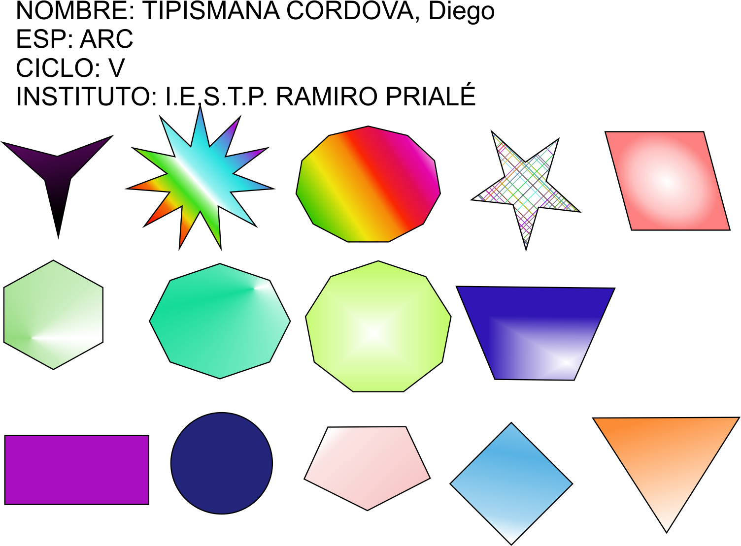 Diseño Gráfico: Tipos de relleno