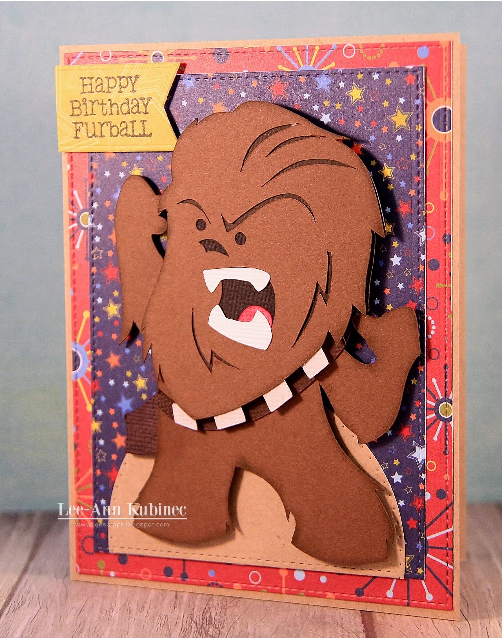 Snappy Scraps: Happy Birthday Furball